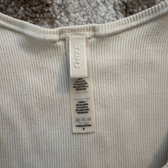 SKIMS | Tops | Womens Skims Creme Fitted Tank | Poshmark